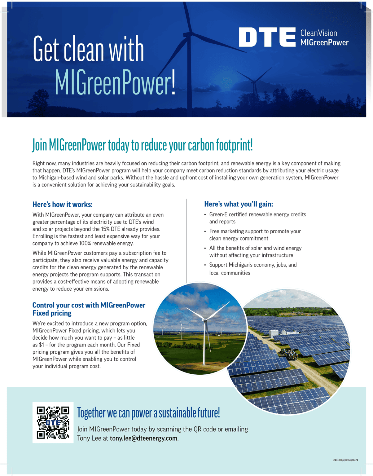 Get clean with MIGreen Power - Dearborn Area Chamber